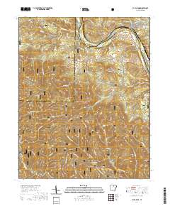 USGS US Topo 7.5-minute map for Calico Rock AR 2020 – American Map Store