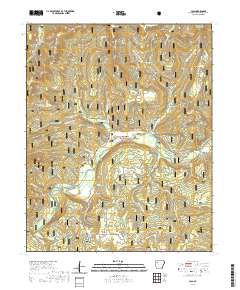 USGS US Topo 7.5-minute map for Cass AR 2020 – American Map Store