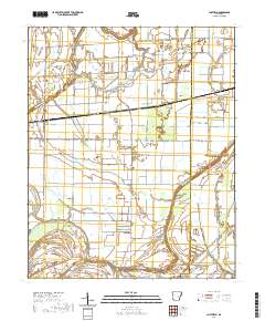USGS US Topo 7.5-minute map for Chatfield AR 2020 – American Map Store