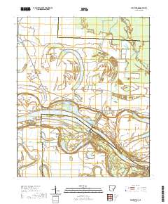USGS US Topo 7.5-minute map for Cornerstone AR 2020 – American Map Store
