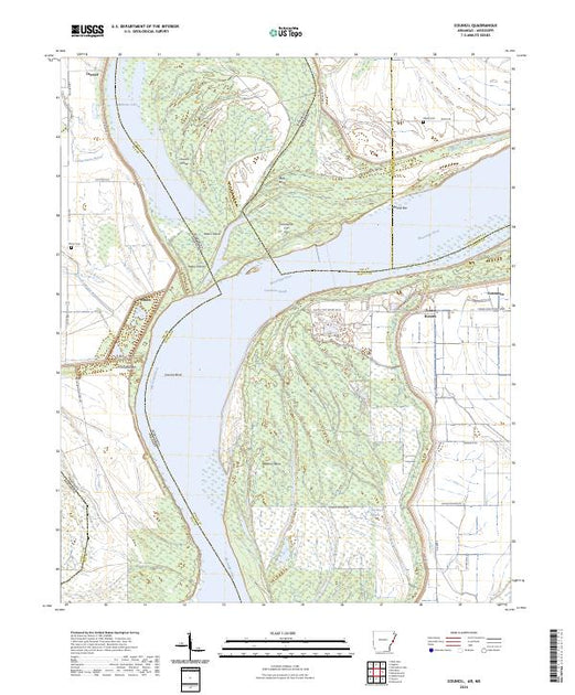 US Topo 7.5-minute map for Council ARMS – American Map Store