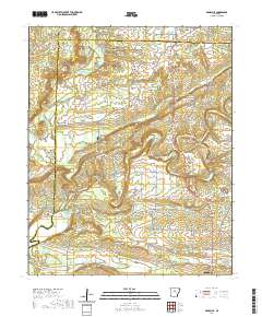 USGS US Topo 7.5-minute map for Damascus AR 2020 – American Map Store