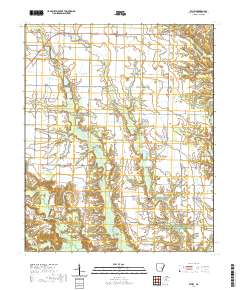 USGS US Topo 7.5-minute map for Ethel AR 2020 – American Map Store