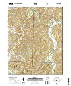 USGS US Topo 7.5-minute map for Eula AR 2020 – American Map Store