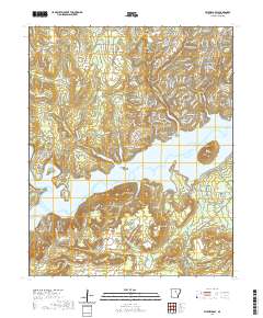 USGS US Topo 7.5-minute map for Fairfield Bay AR 2020 – American Map Store