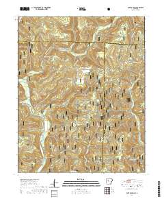 USGS US Topo 7.5-minute map for Fort Douglas AR 2020 – American Map Store