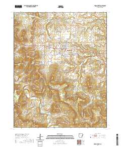 USGS US Topo 7.5-minute map for Green Forest AR 2020 – American Map Store