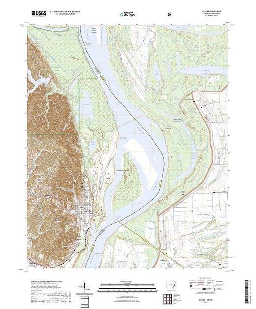 US Topo 7.5-minute map for Helena ARMS – American Map Store