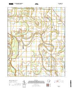 USGS US Topo 7.5-minute map for Keo AR 2020 – American Map Store