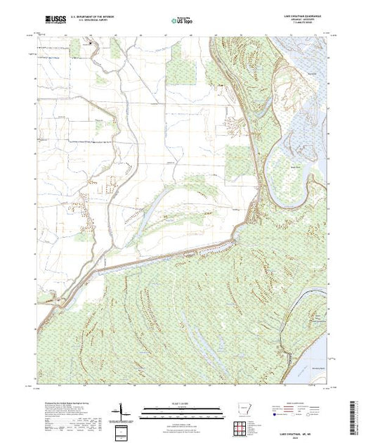 US Topo 7.5-minute map for Lake Cheatham ARMS – American Map Store