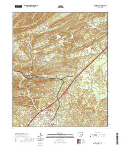 USGS US Topo 7.5-minute map for Malvern North AR 2020 – American Map Store