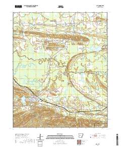 USGS US Topo 7.5-minute map for Ola AR 2020 – American Map Store