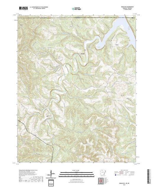 US Topo 7.5-minute map for Omaha NE ARMO – American Map Store