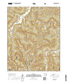 USGS US Topo 7.5-minute map for Parthenon AR 2020 – American Map Store