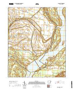 USGS US Topo 7.5-minute map for Pecan Point ARTN 2020 – American Map Store