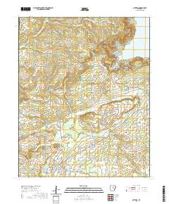 USGS US Topo 7.5-minute map for Quitman AR 2020 – American Map Store