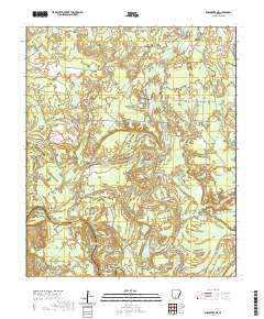 USGS US Topo 7.5-minute map for Smackover NE AR 2020 – American Map Store