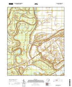 USGS US Topo 7.5-minute map for Snow Lake ARMS 2020 – American Map Store