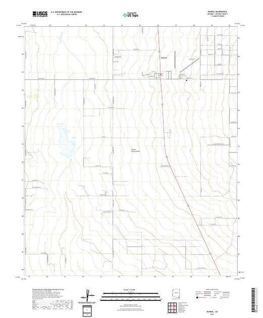 USGS US Topo 7.5-minute map for McNeal AZ 2021 – American Map Store