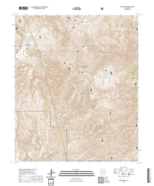 US Topo 7.5-minute map for Pinal Ranch AZ – American Map Store