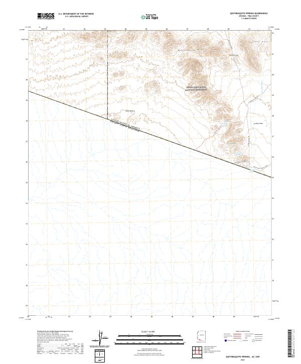 USGS US Topo 7.5-minute map for Quitobaquito Springs AZSON 2021 ...