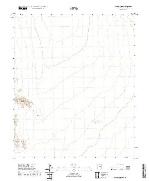 USGS US Topo 7.5-minute map for Saguaro Gap Well AZ 2021 – American Map ...