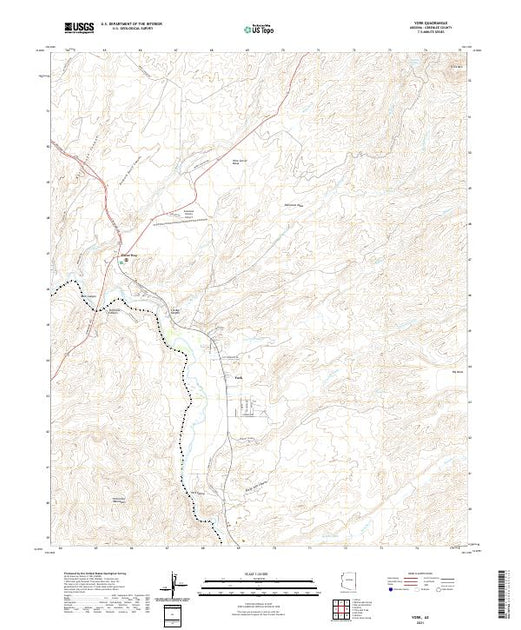 US Topo 7.5-minute map for York AZ – American Map Store