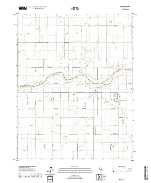 US Topo 7.5-minute map for Biola CA – American Map Store