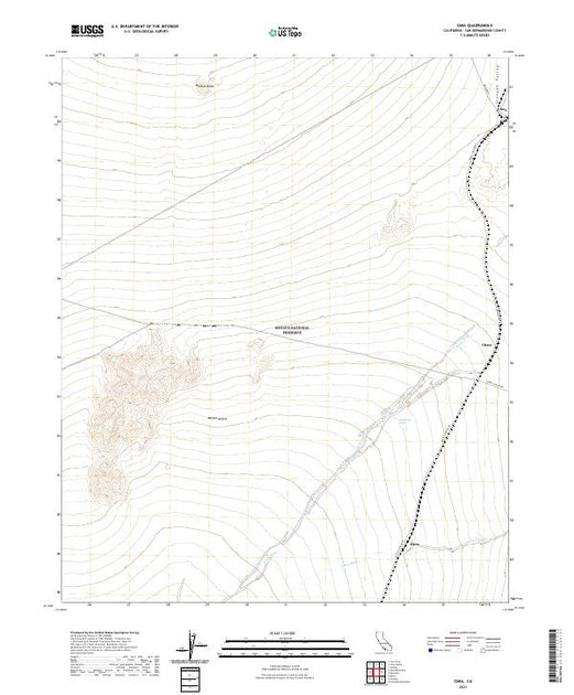US Topo 7.5-minute map for Cima CA – American Map Store