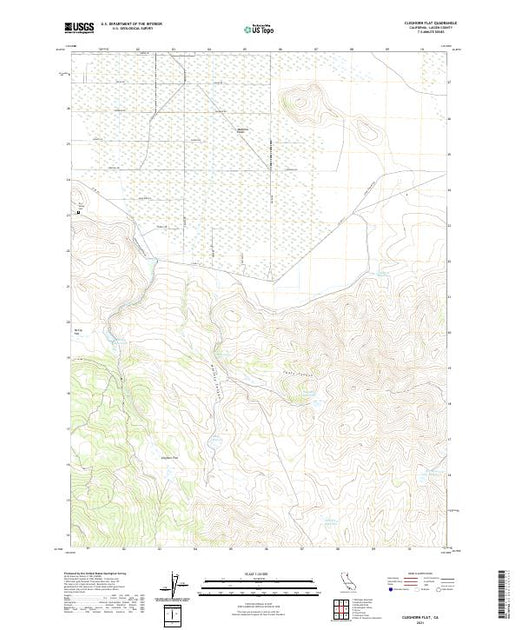 US Topo 7.5-minute map for Cleghorn Flat CA – American Map Store