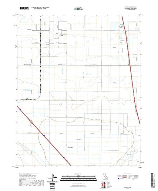 US Topo 7.5-minute map for Conner CA – American Map Store