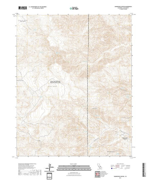 US Topo 7.5-minute map for Homewood Canyon CA – American Map Store