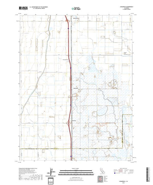 US Topo 7.5-minute map for Logandale CA – American Map Store