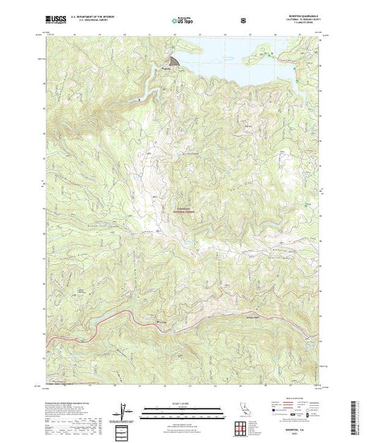 US Topo 7.5-minute map for Riverton CA – American Map Store