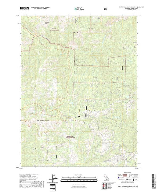 US Topo 7.5-minute map for South Yolla Bolly Mountains CA – American ...