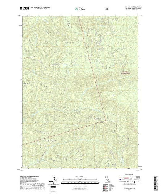 US Topo 7.5-minute map for Tish Tang Point CA – American Map Store
