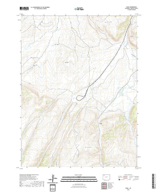 US Topo 7.5-minute map for Axial CO – American Map Store