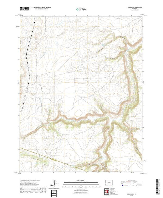US Topo 7.5-minute map for Cedarwood CO – American Map Store