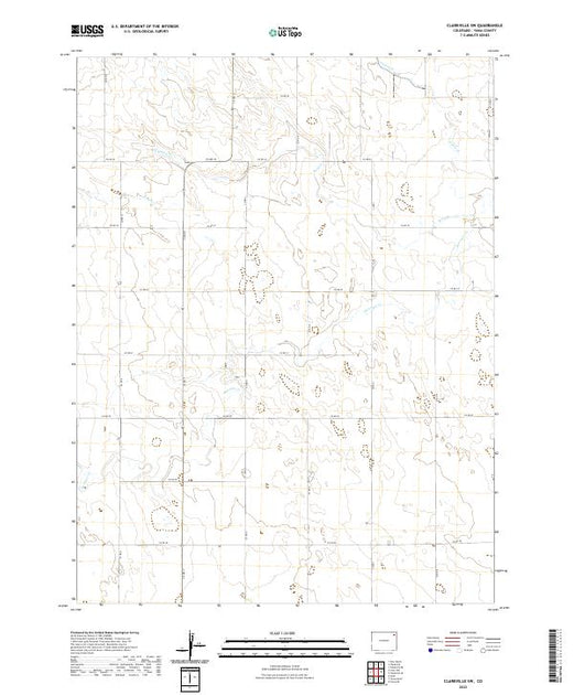 US Topo 7.5-minute map for Clarkville SW CO – American Map Store