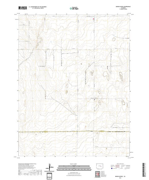US Topo 7.5-minute map for Edison School CO – American Map Store