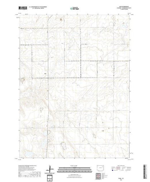 US Topo 7.5-minute map for Elba CO – American Map Store