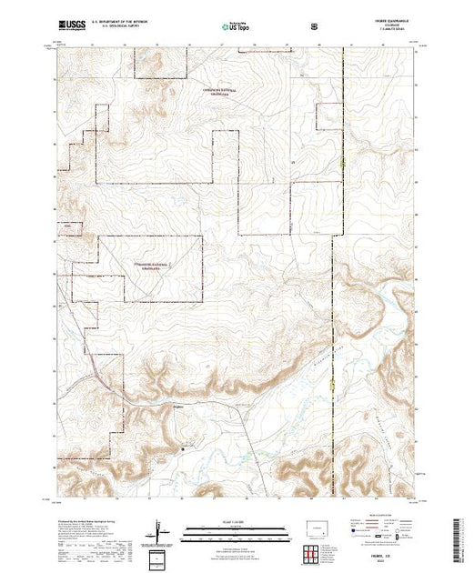 US Topo 7.5-minute map for Higbee CO – American Map Store