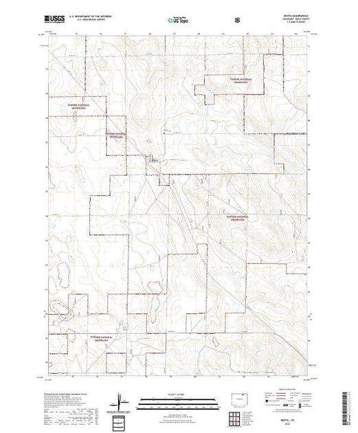 US Topo 7.5-minute map for Keota CO – American Map Store
