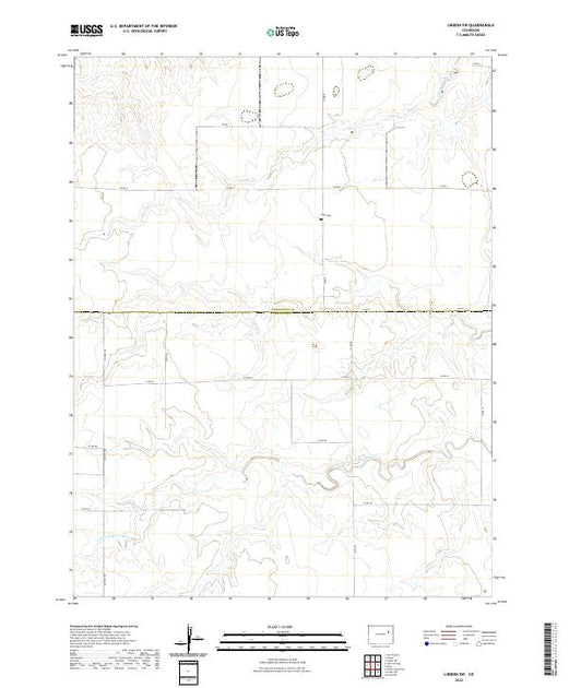 US Topo 7.5-minute map for Lindon SW CO – American Map Store