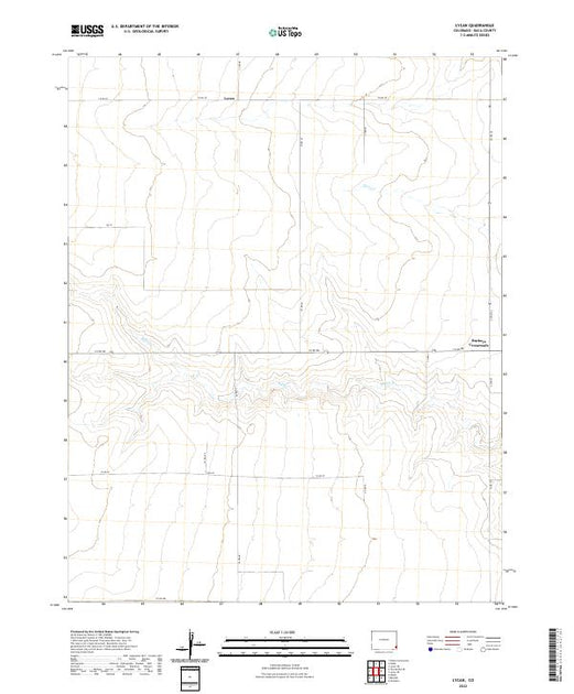 US Topo 7.5-minute map for Lycan CO – American Map Store