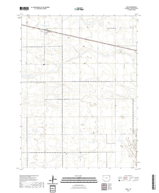 US Topo 7.5-minute map for Paoli CO – American Map Store