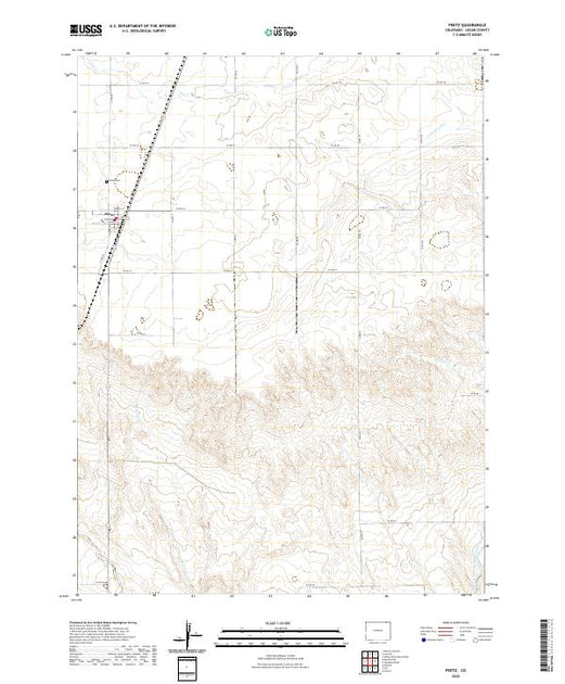 US Topo 7.5-minute map for Peetz CO – American Map Store