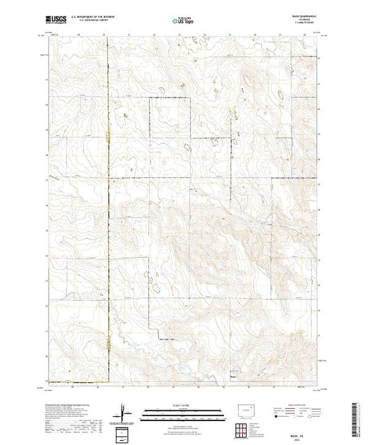 US Topo 7.5-minute map for Rago CO – American Map Store