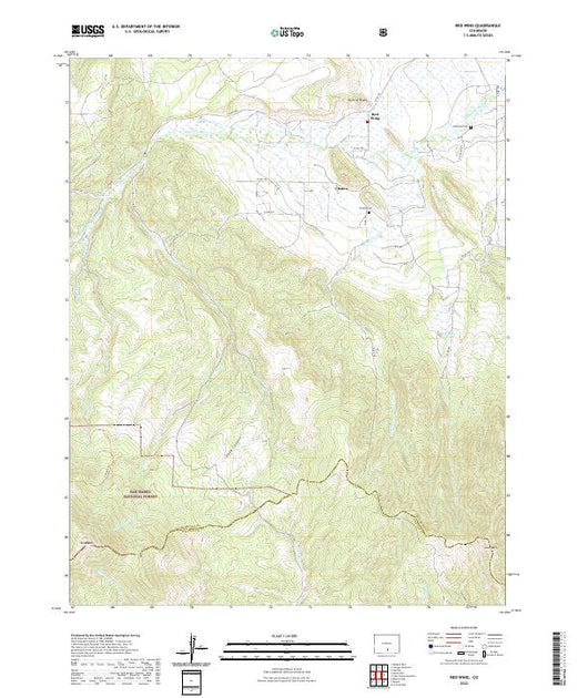 US Topo 7.5-minute map for Red Wing CO – American Map Store