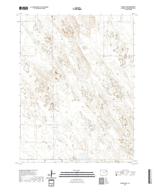 US Topo 7.5-minute map for Snyder Lake CO – American Map Store